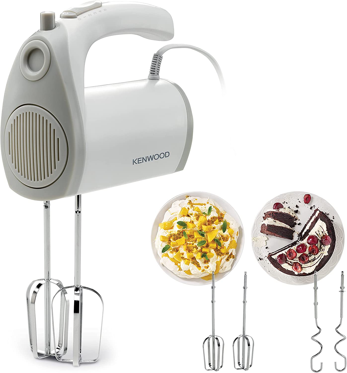 KENWOOD 300W HAND MIXER WITH 5 SPEEDS + TURBO BUTTON - HMP20.000WH ...