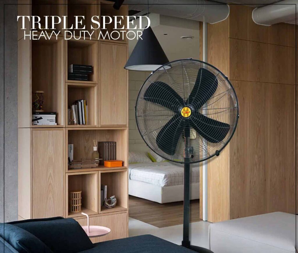 Super Asia Industrial Stand Fan 26 inch – SASF26 - PLUGnPOINT - The ...