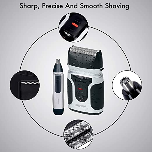 Best Online Price Geepas Shaver For Men - GSR110N |PLUGnPOINT