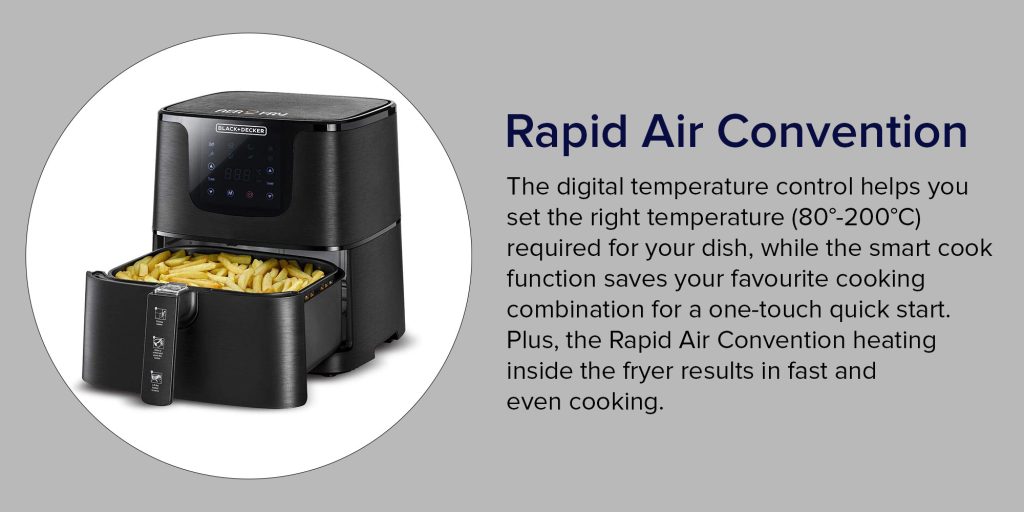 Black+Decker 5.8L Digital Aerofry – AF700-B5 - PLUGnPOINT - The Marketplace