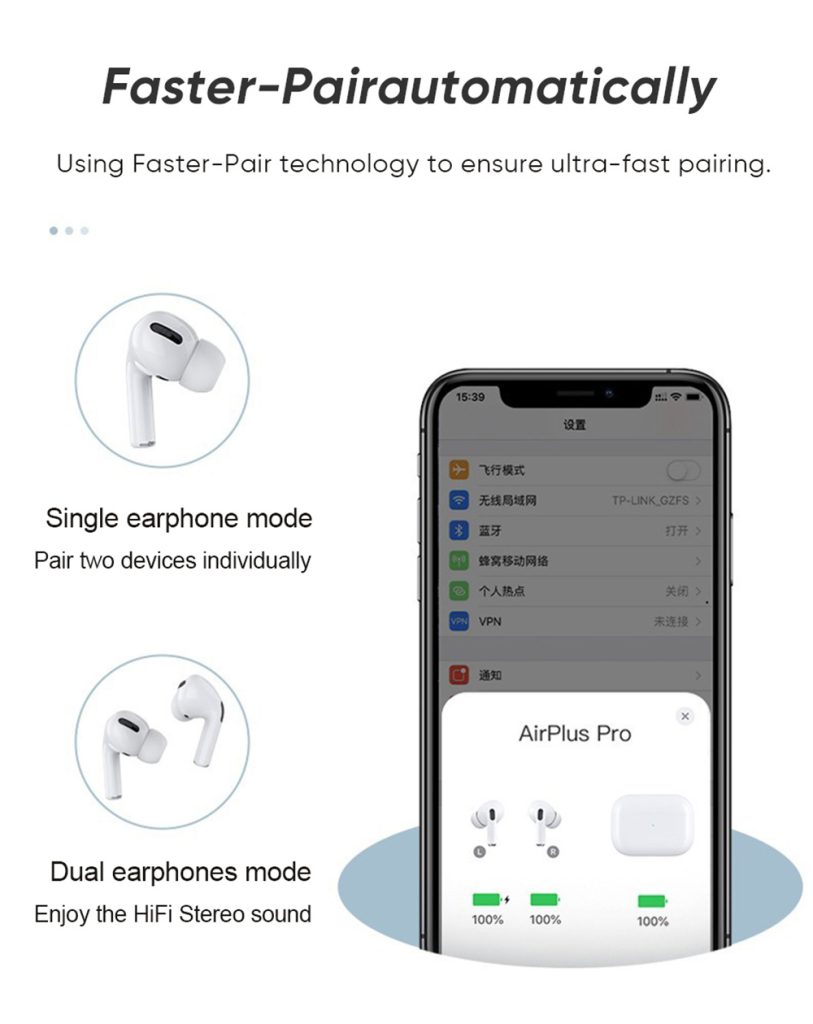 Miccell True Wireless Stereo Bluetooth 5.1 Headset | PLUGnPOINT