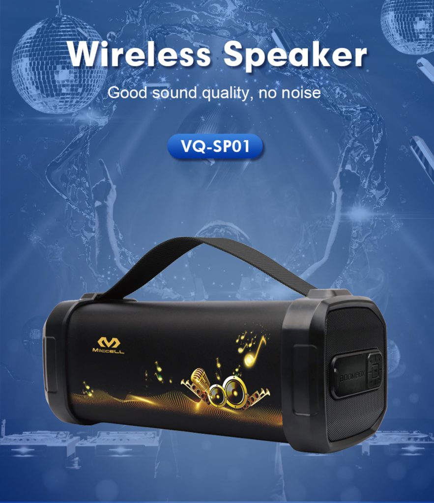 Miccell Wireless Portable Bluetooth Speaker | PLUGnPOINT