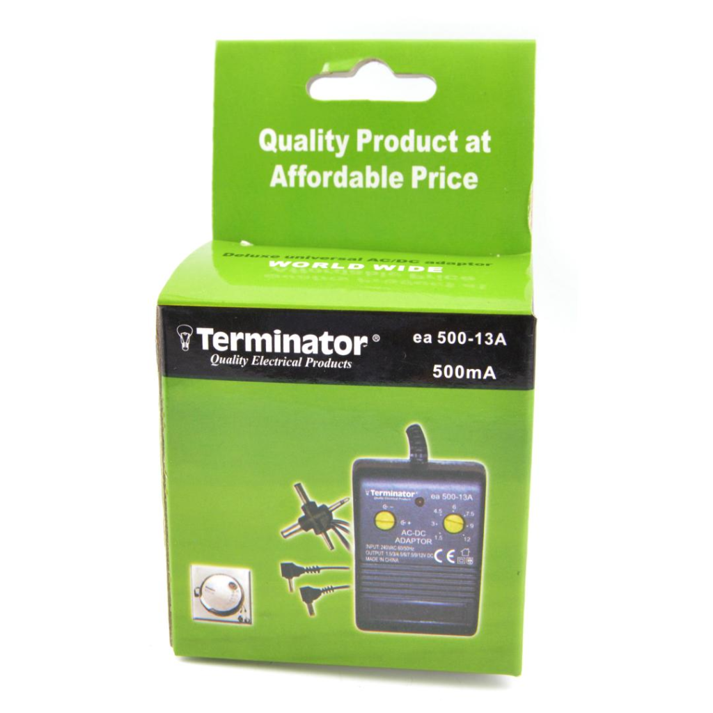 Terminator AC/DC Power Adaptor – EA500-13A - PLUGnPOINT - The Marketplace