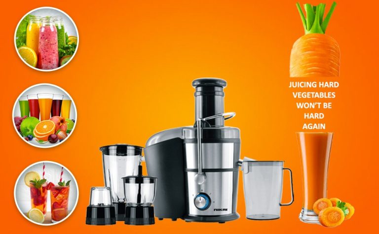 Nikai 4 in 1 Food Processor Juicer-Blender-Mixer – NFP881G