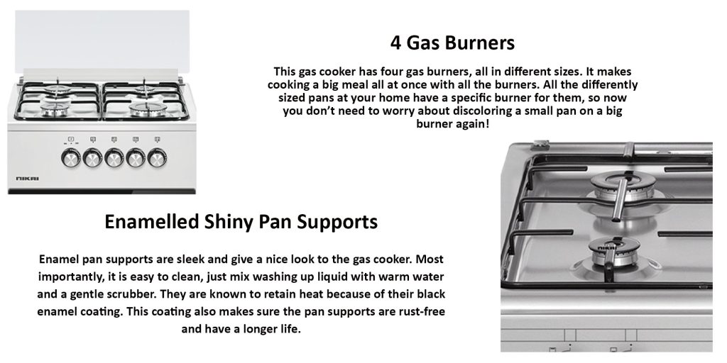 Buy Nikai Oven Cooking Range-U2110N5 | PLUGnPOINT | Marketplace