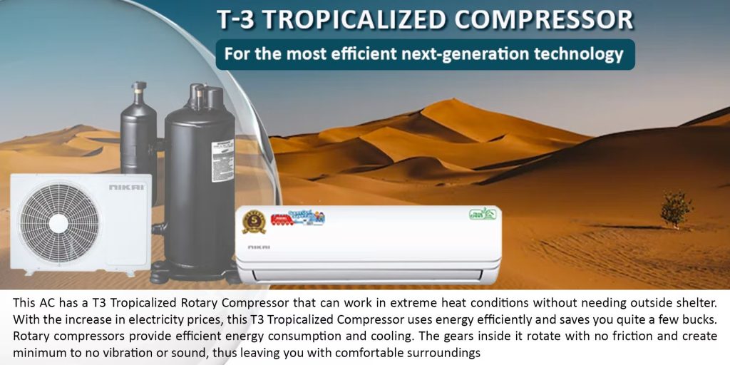 Nikai NSAC18138E10 Split Ac 1.5 Ton 18000 BTU | PLUGnPOINT