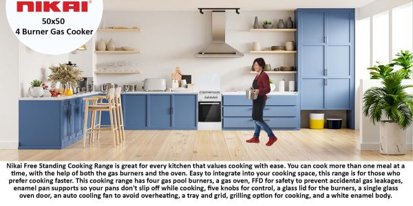 Buy Nikai Oven Cooking Range-U2110N5 | PLUGnPOINT | Marketplace