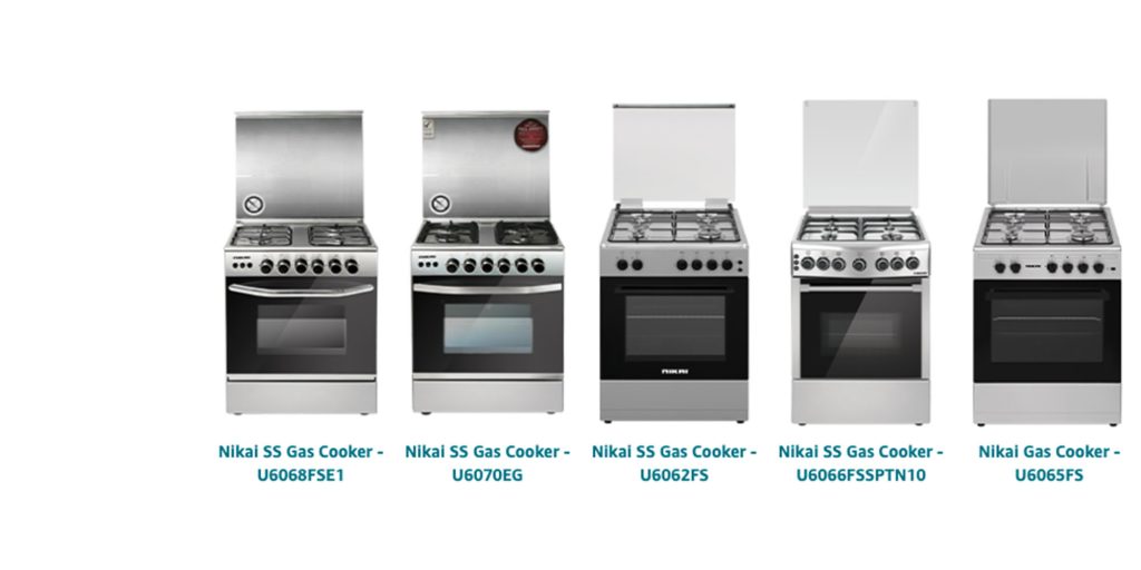 Nikai U6062FS 60×55 4 Burner Freestanding Cooking Range