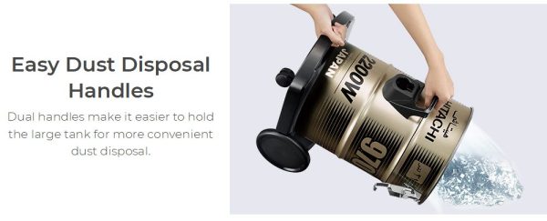 Hitachi CV950F Drum Vacuum Cleaner 2100W 18L | PLUGnPOINT