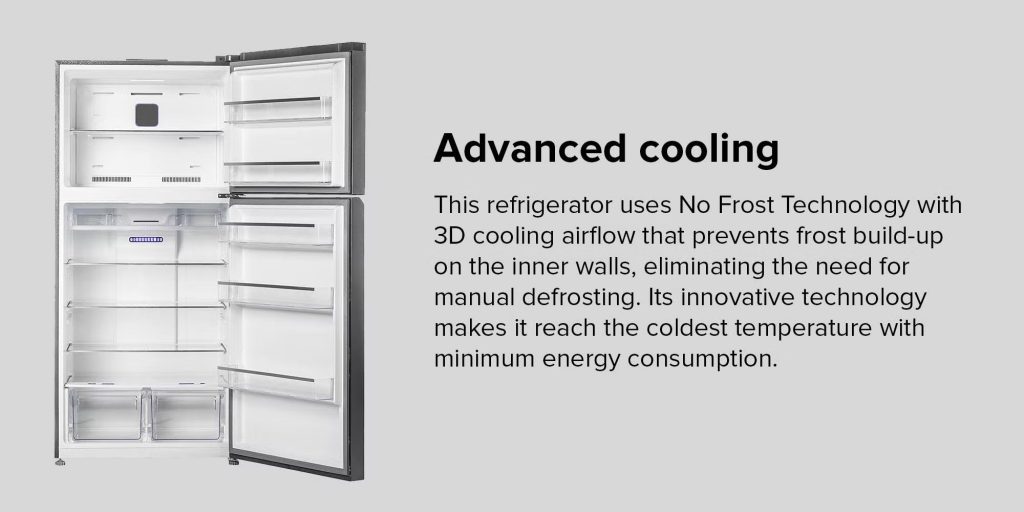 Terim TERR600SST Top Freezer Refrigerator 600 L | PLUGnPOINT