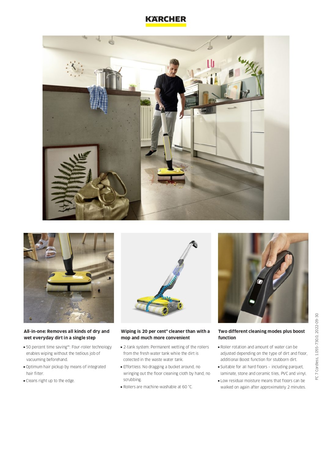 Karcher FC 7 Hard Floor Cleaner Cordless | PLUGnPOINT