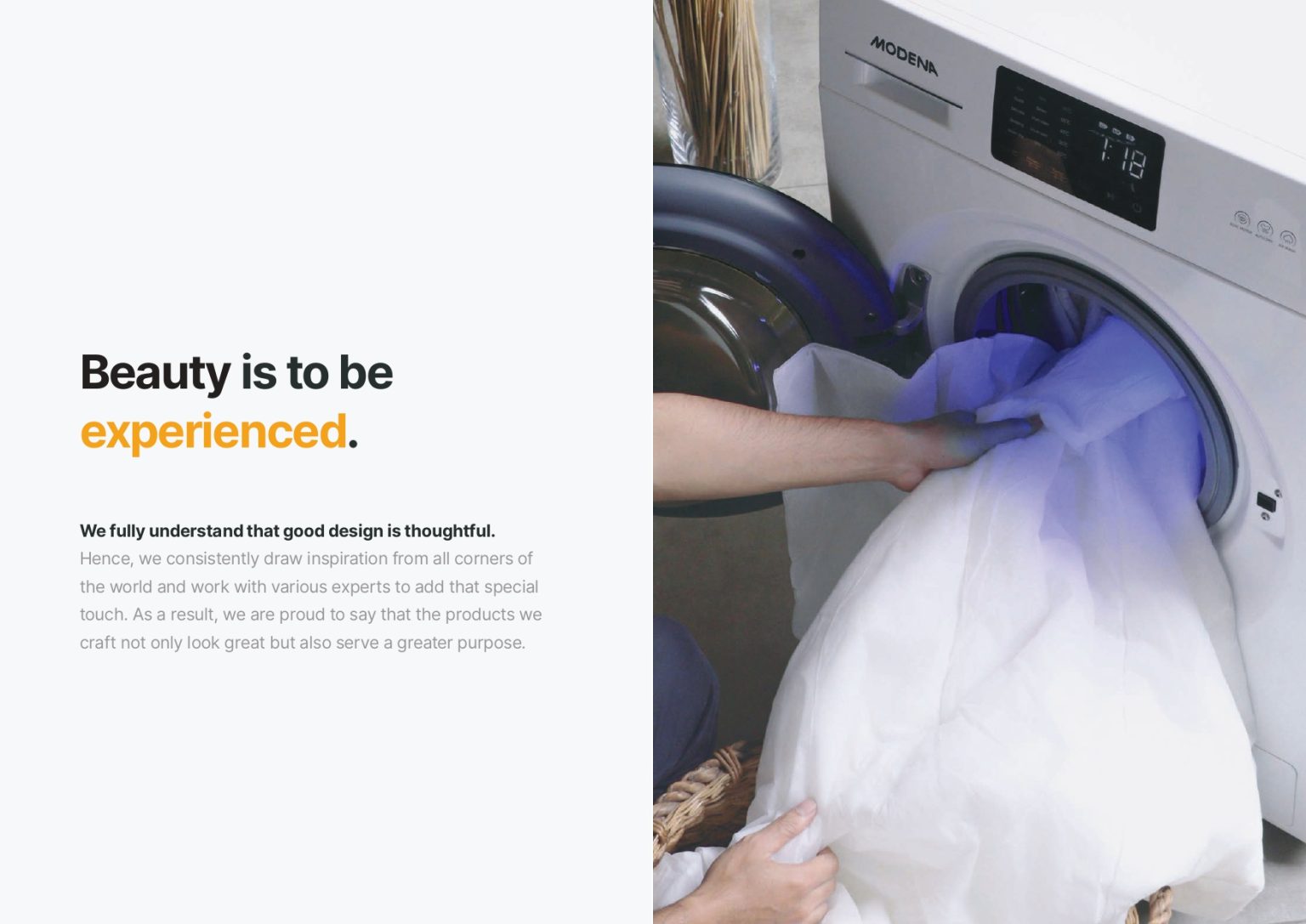 MODENA 7kg Front Load Washing Machine With 5kg Dryer