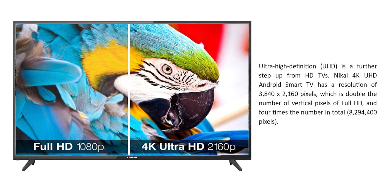 Nikai UHD85SLEDT 85″ 4K Ultra HD Smart LED TV | PLUGnPOINT