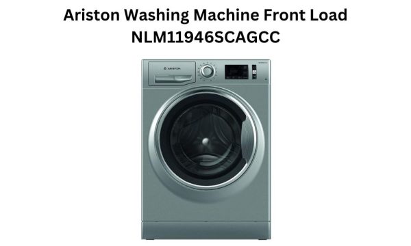 Ariston Washing Machine Front Load 9KG 1400RPM, Silver – NLM11946SCAGCC ...