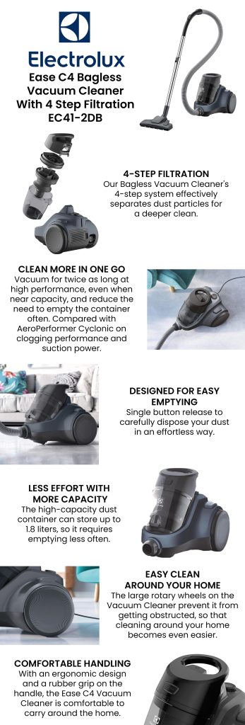 Electrolux EC41-2DB Bagless Vacuum Cleaner | PLUGnPOINT