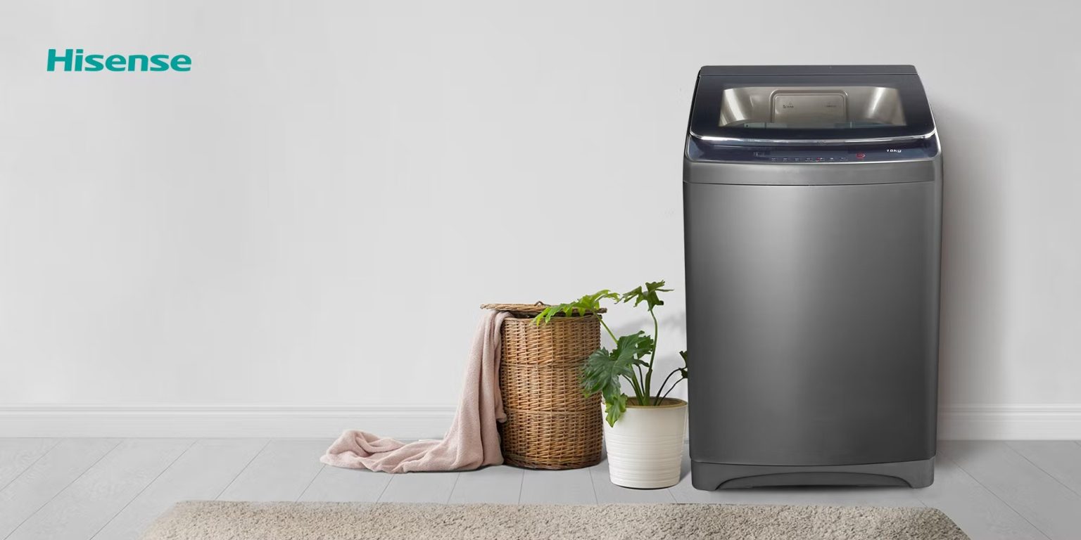 Hisense Washing Machine 13KG Top Loading, Silver – WTY1802T ...