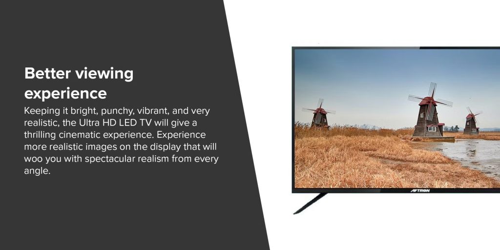 Aftron AFLED8204KSMTT 82-inch 4K UHD smart LED | PLUGnPOINT