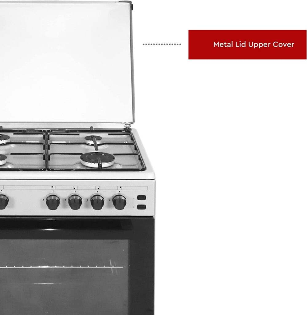 Nobel NGC6600 4 Burner Gas Cooker with Oven | PLUGnPOINT