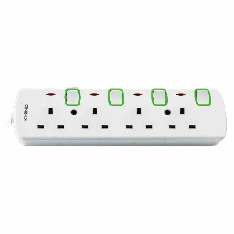 Khind 4 Way Extension Universal Type Plug 3m (FireProof) BS Plug ...