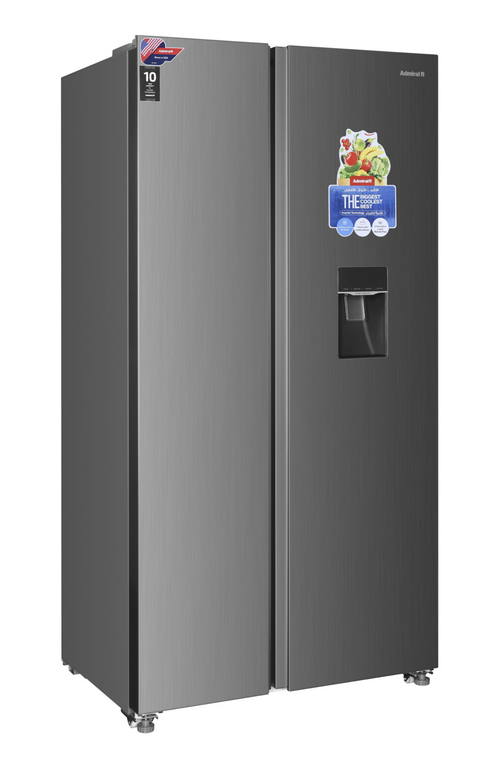 Admiral Side by Side Refrigerator 660 Liters – ADF660SSDH12CPI ...