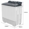 Hisense Washing Machine Sami Auto 20K – WSBE201 - PLUGnPOINT - The ...