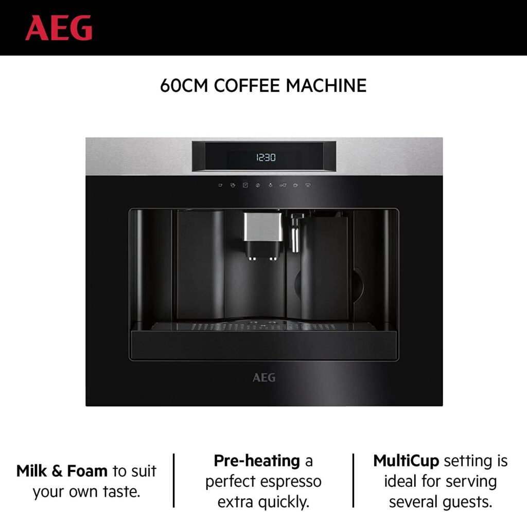 AEG KKK884500M Built-In Coffee Machine 60cm | PLUGnPOINT