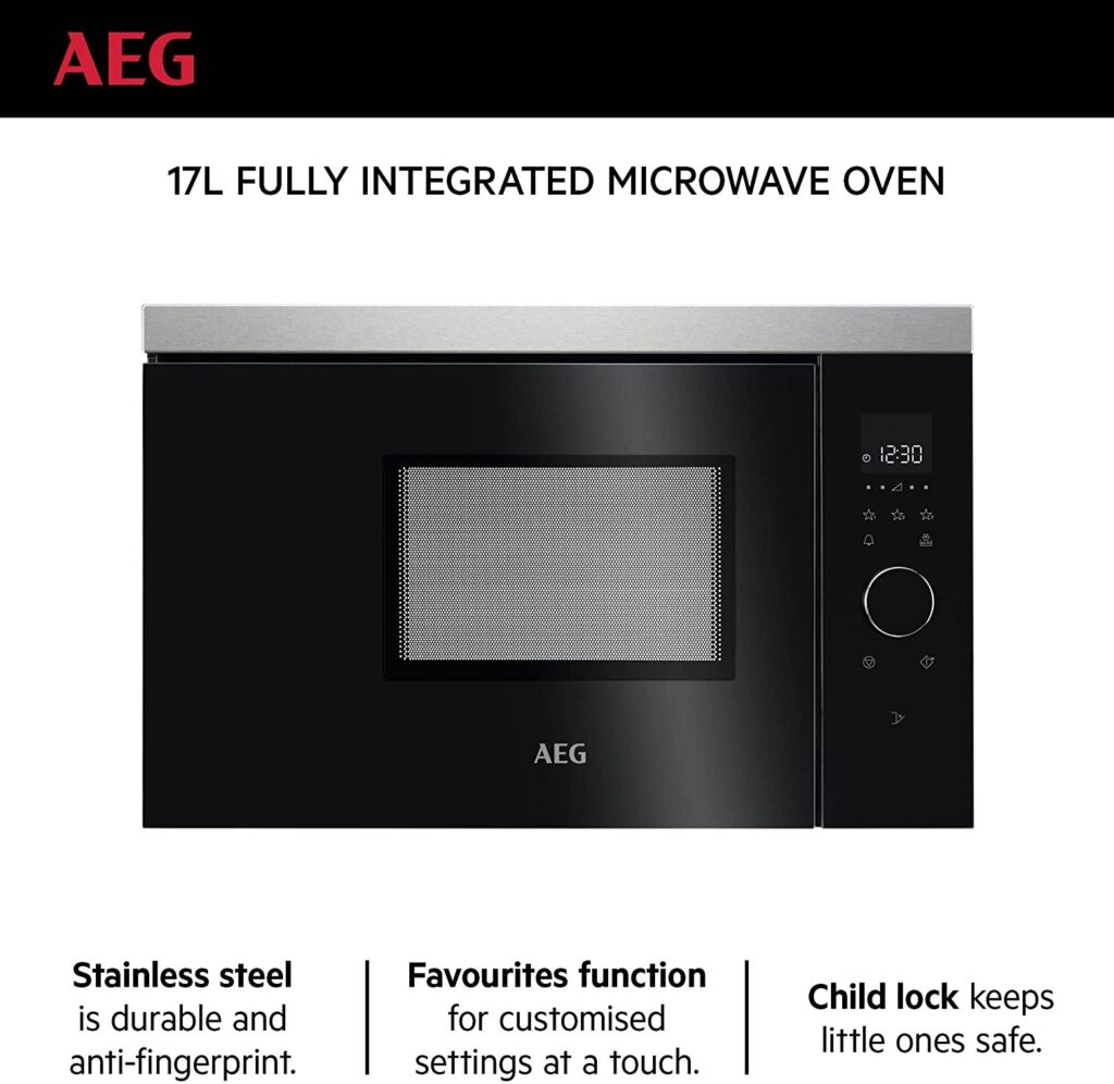 AEG MBB1756SEM Microwave Oven Built-In 17L | PLUGnPOINT