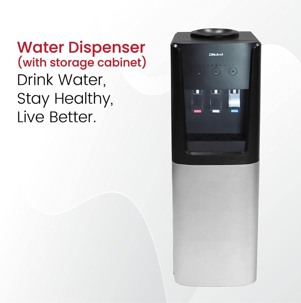 Nobel NWD1607 3 Tap Top Load Water Dispenser | PLUGnPOINT