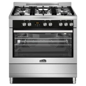 Simfer 90 Cm Semi Professional Gas Cooker, Silver – SMF9066SS SP ...