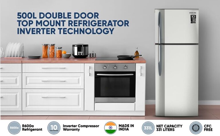NIKAI NRF500FSS Double Door Refrigerator 500L | PLUGnPOINT