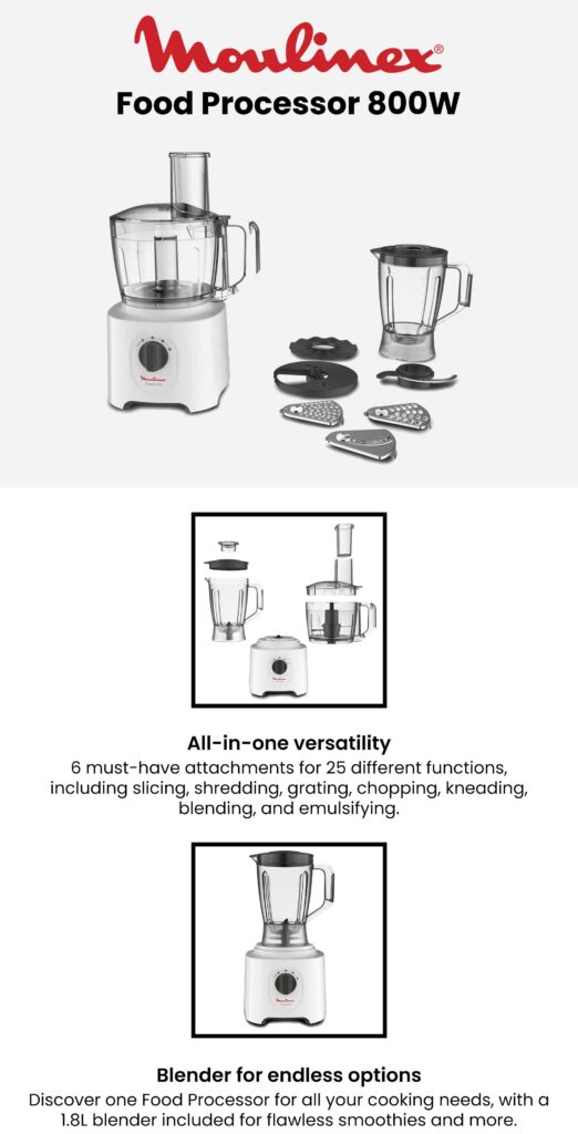Moulinex Food Processor – FP247127 | PLUGnPOINT