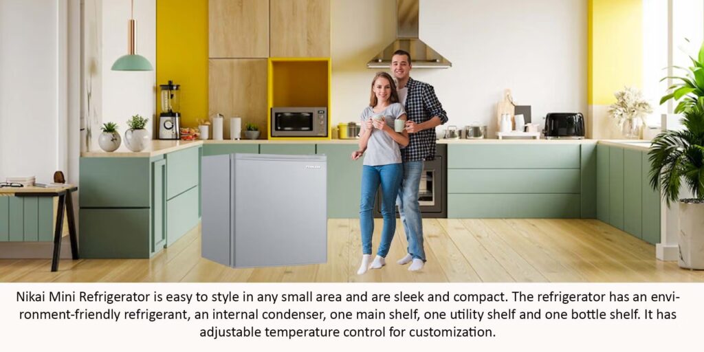 Nikai NRF65N6S Single Door Refrigerator 65L | PLUGnPOINT