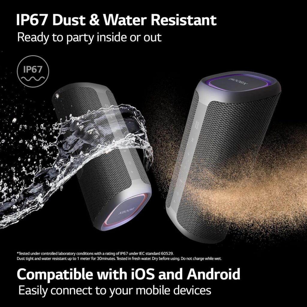 LG XBOOM Go XG7QBK Portable Wireless Speaker | PLUGnPOINT